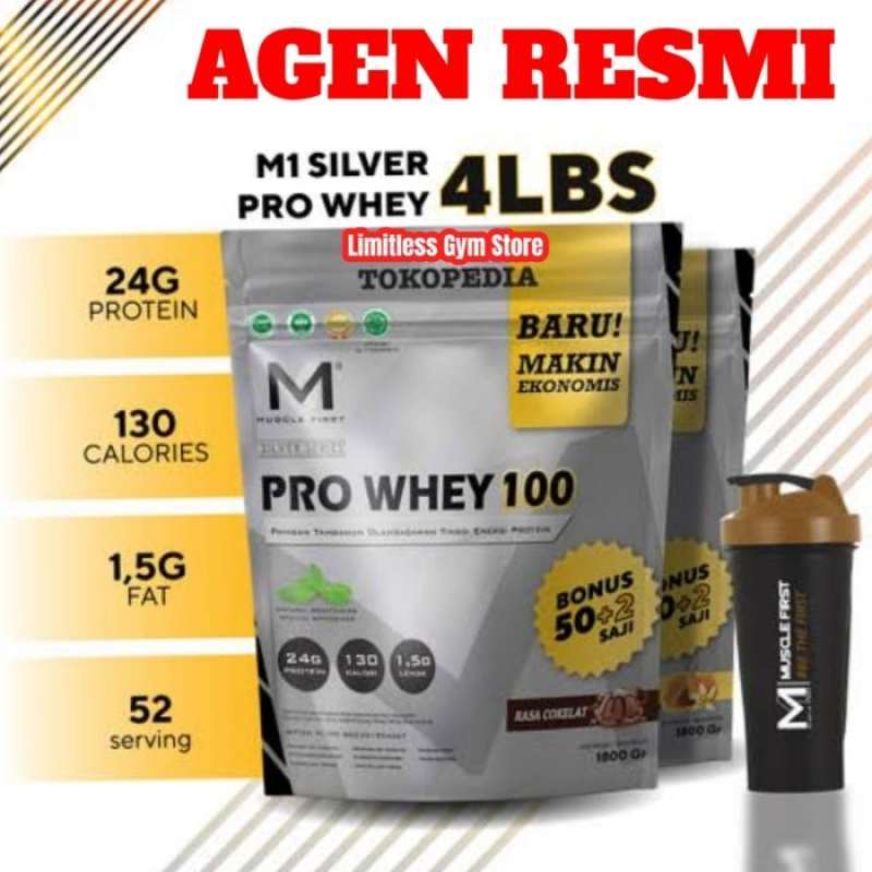 Promo PRO WHEY 4 LBS LB 4LBS 4LB by Muscle First M1 Prowhey 100 ...