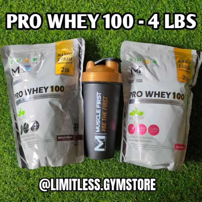 Promo PRO WHEY 4 LBS LB 4LBS 4LB by Muscle First M1 Prowhey 100 ...