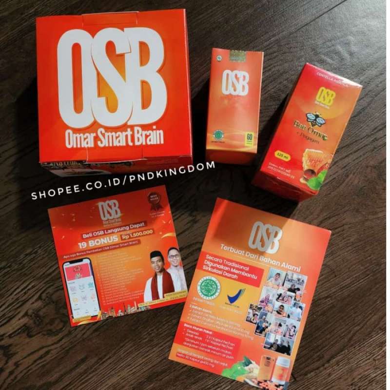 Promo OSB 100% - Omar Smart Brain OSB - Vitamin Otak Herbal Diskon 33% di Seller Alfaza Shop ...