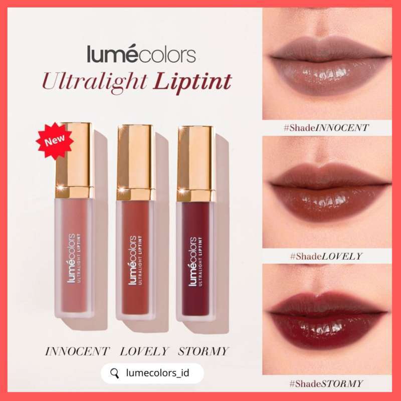 Jual Lumecolors Ultralight Liptint 6.6 Ml - Available In 3 Colors ...