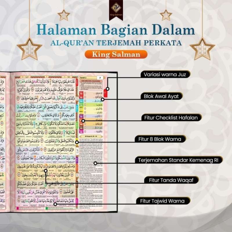 Promo Al-Quran A5 Coklat Limited Edition King Salman Custom Nama ...