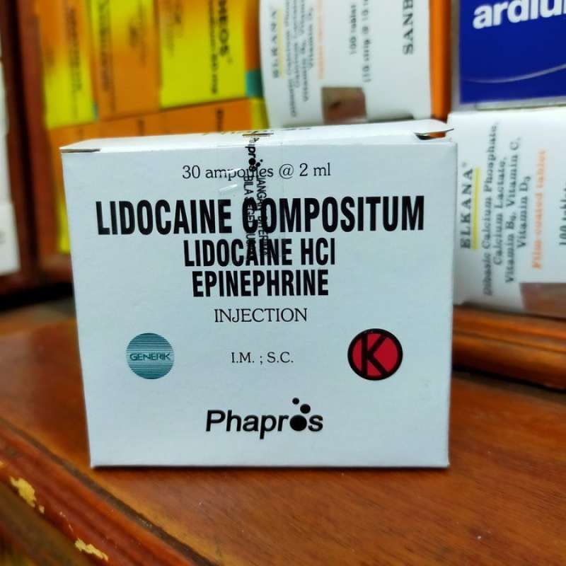 Jual Original produk lidocaine compositum / box exp 2025 di Seller ...
