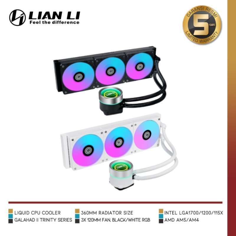 Jual LIAN LI Galahad II Trinity 360 | High Performance RGB Fan - Putih ...