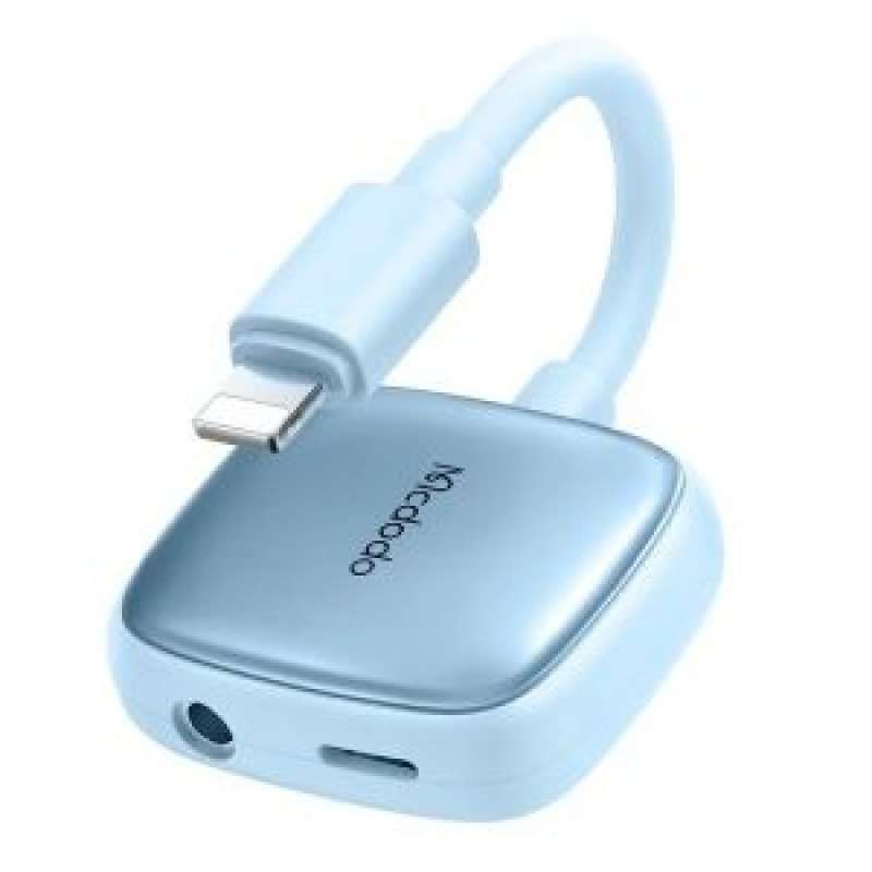 Promo MCDODO CA-6340 AUDIO ADAPTER IPHONE LIGHTNING TO AUDIO JACK 3.MM ...
