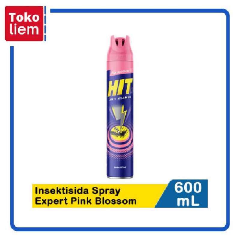 Jual Hit Insektisida Spray Expert Pink Blossom 600mL di Seller Toko ...