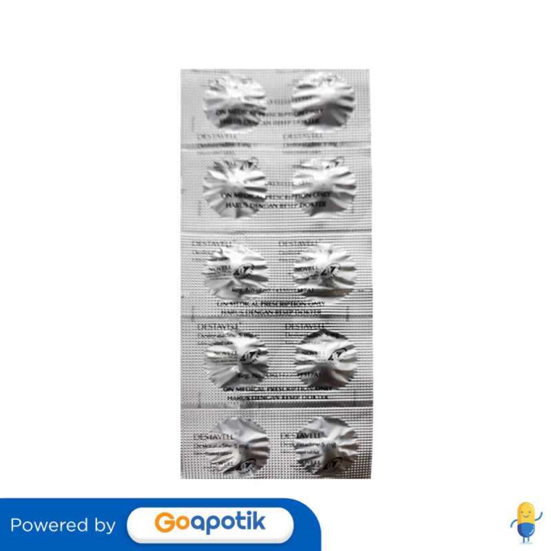 Jual Destavell 5 Mg Strip 10 Tablet Di Seller Apotek Delka Medika ...