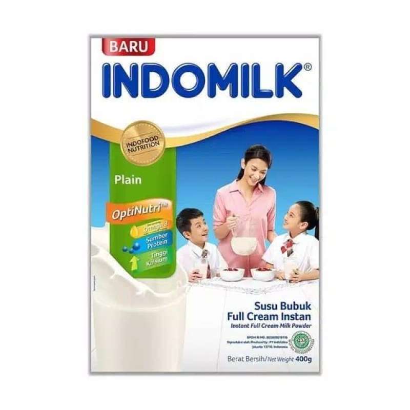 Jual Indomilk Indofood Nutrition 400gr-susu Bubuk-3 Rasa-kemasan Dus ...