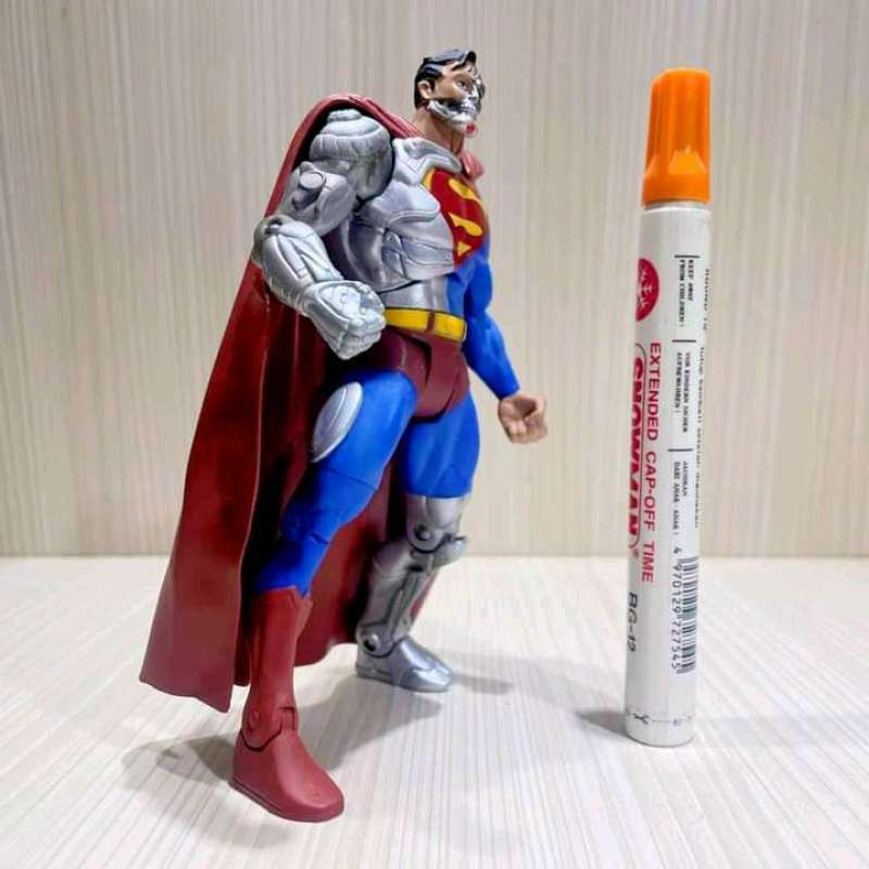 Jual Mainan figure superman cyborg super cyborg classic series Tinggi ...