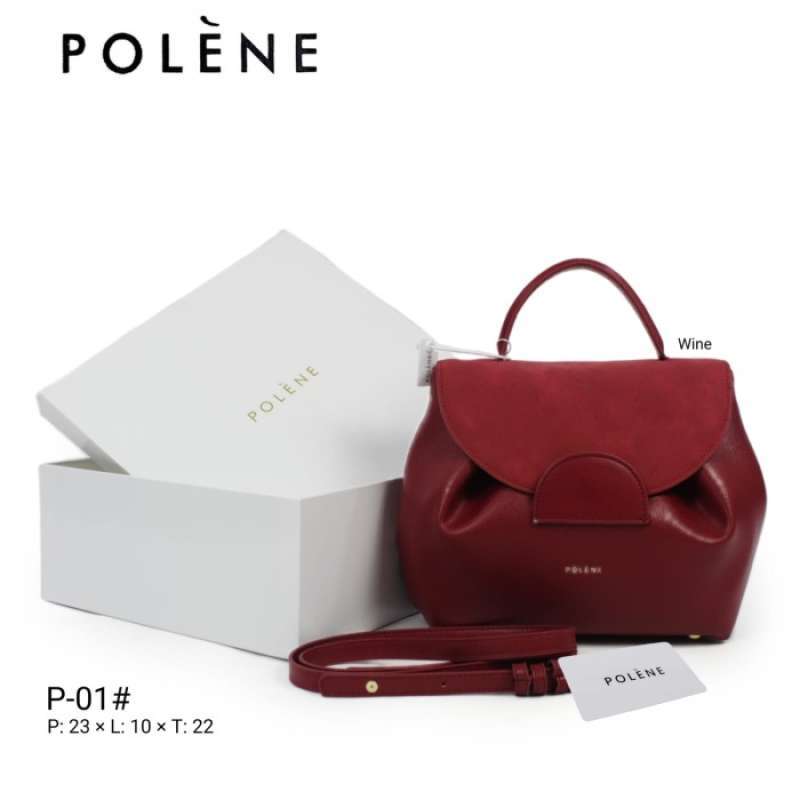 Promo Tas Polene Bag Numero Dix / Numero Uno Un Nano Polene smiley ...