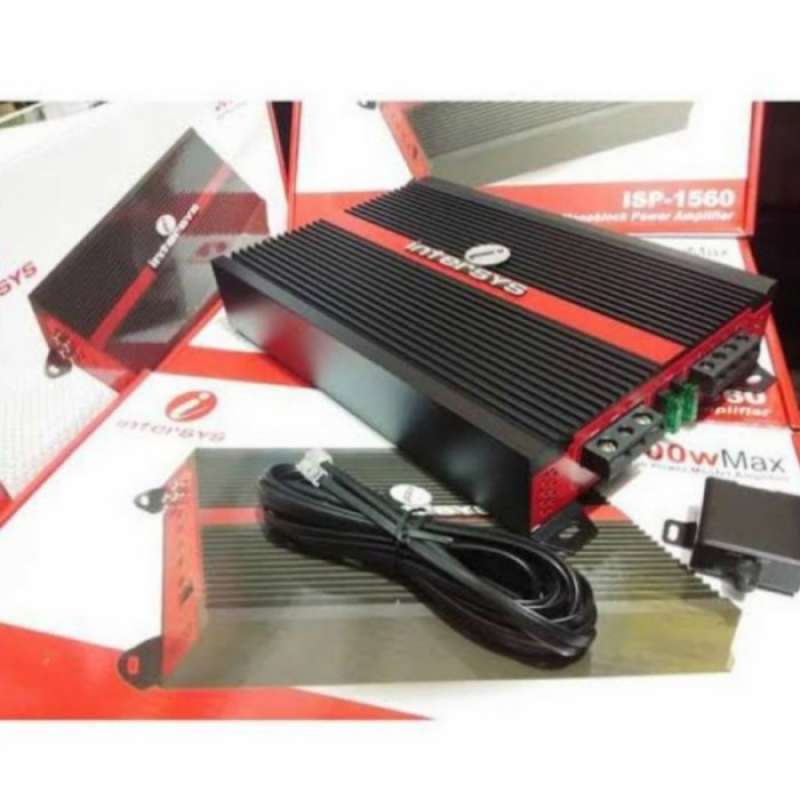 Promo New Power Amplifier Intersys Isp-1560 Monoblock / Power Mobil ...