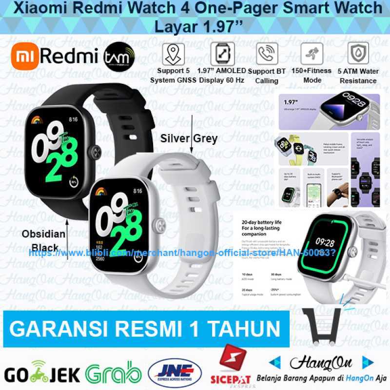 Promo Xiaomi Redmi Watch 4 1.97 Inch Amoled Display Waterproof 5 Atm ...