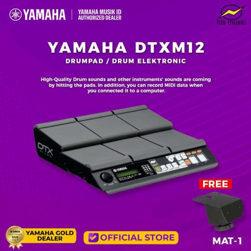 Promo Yamaha DTXM12 / DTX M12 Electric Drum Diskon 18% di Seller HLS ...