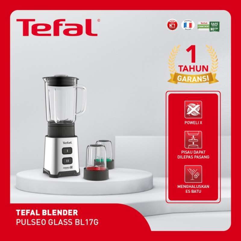 Promo Tefal Blender Pulseo Glass Low Watt / Hemat Energi Series BL17G Diskon 33% di Seller Farwa ...