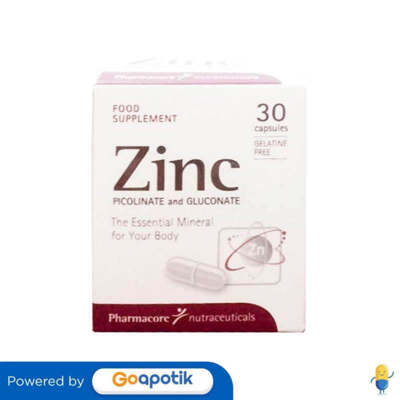 Jual Zinc Pharmacore Botol 30 Kapsul Di Seller Apotek Sehat Rejeki ...