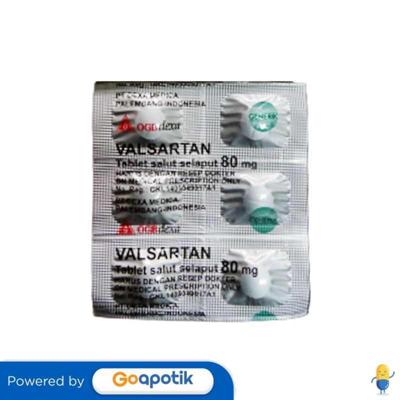 Jual VALSARTAN OGB DEXA MEDICA 80 MG STRIP 6 TABLET di Seller Apotek ...