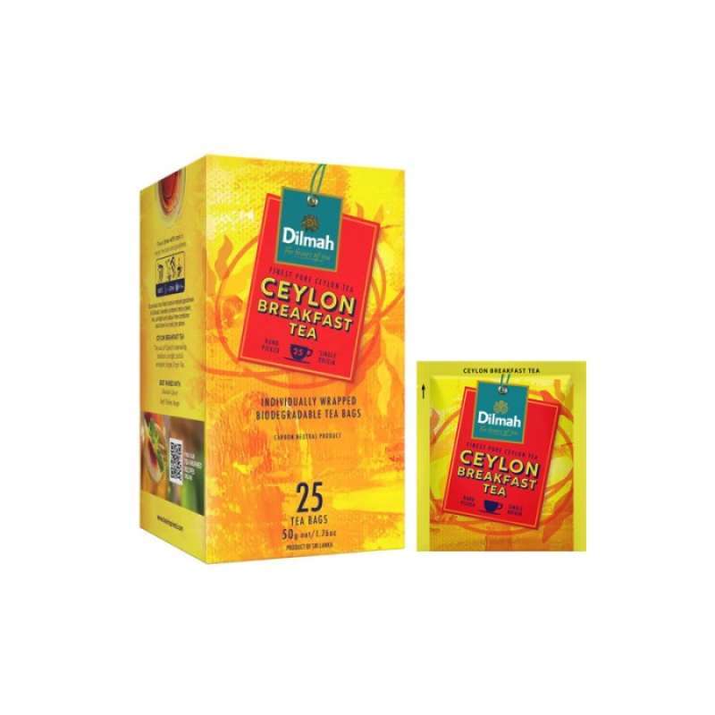 Promo Dilmah Yum Ceylon Breakfast Tea 25s - Teh Celup Diskon 5% di Seller DRI Official Store ...
