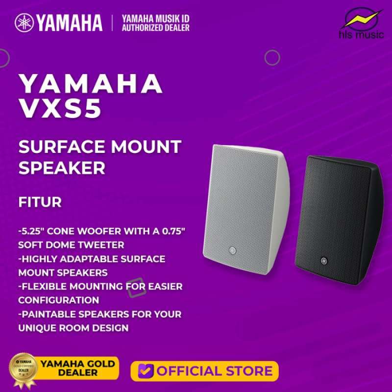 Promo Yamaha VXS5 / VXS 5 Surface Mount Speaker (PAIR) ORI Garansi Resmi - Putih Diskon 14% di ...