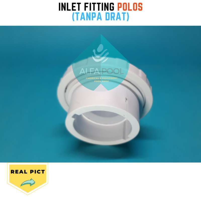 Promo Inlet Fiting Polos tanpa Drat luar 1.5 inch wall inlet pool Kolam ...