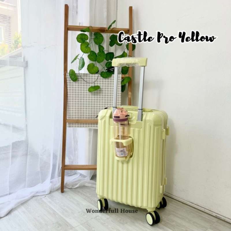 Promo Koper Cabin Bagasi Koper Kabin Fiber Import 20 inch 24 inch Anti ...