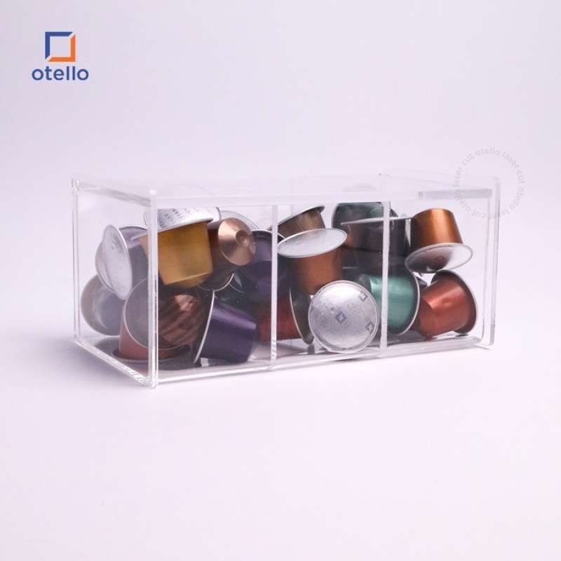 Promo Box Kapsul Nespresso Sekat 3 Tempat Penyimpanan Capsule Kopi ...