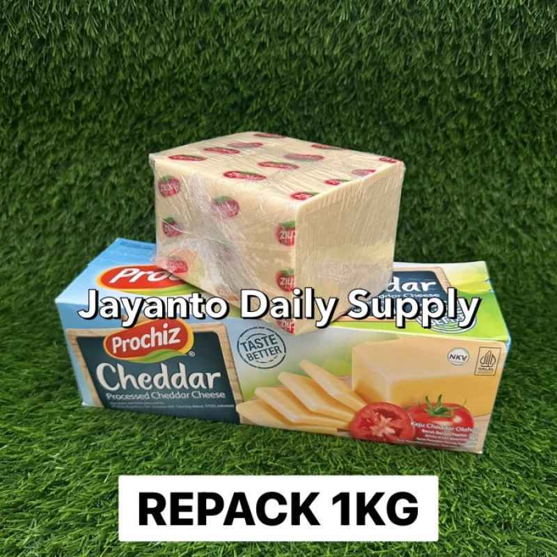 Promo PROCHIZ CHEDDAR 1KG REPACK / KEJU CHEDDAR OLAHAN PROCHIZ PREMIUM ...
