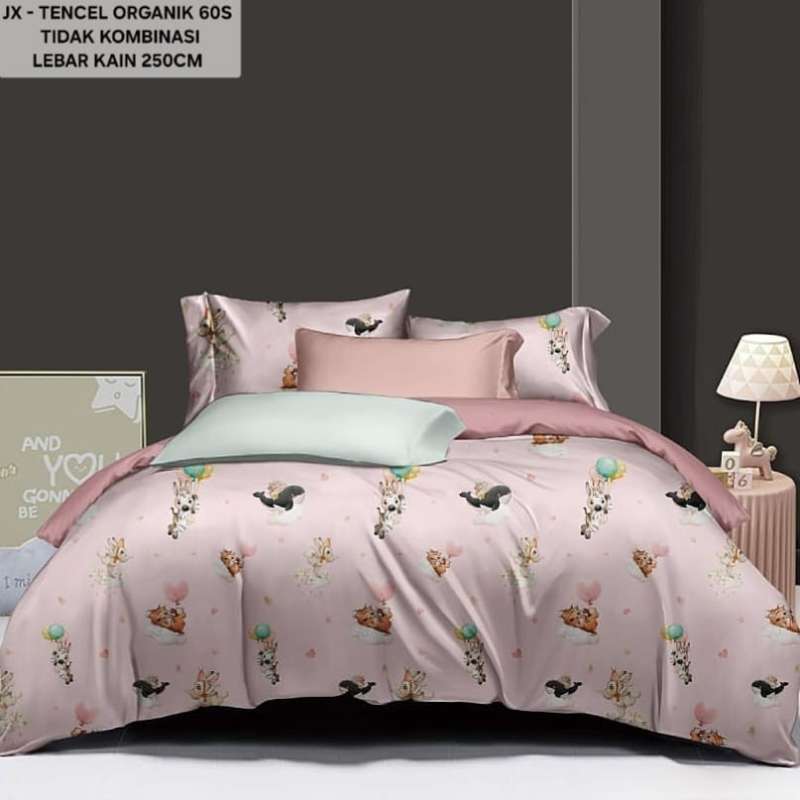 Promo (FREE TAS SEPREI) Seprei Sutra Organik 60s 110 Super Cantik dan ...