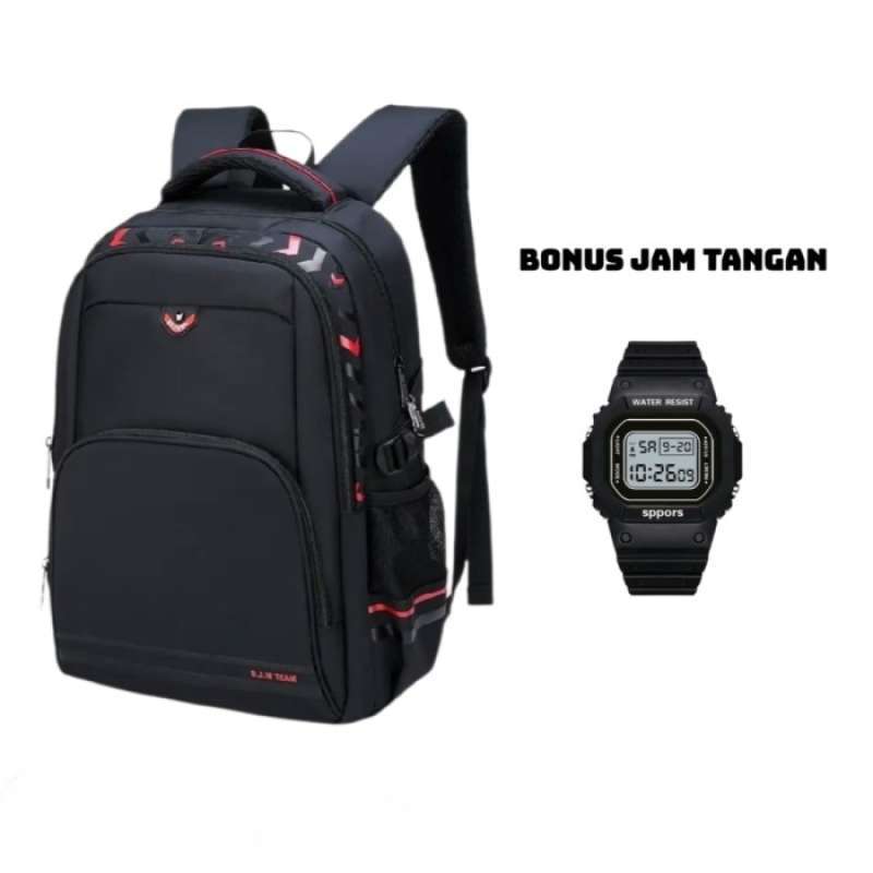 Promo Tas Ransel Sekolah Remaja Laki Laki Tas Sport Anak SD SMP Bonus ...