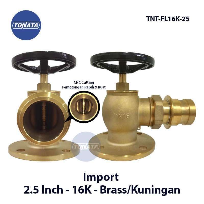 Promo Hydrant Valve Machino 2.5 - 16K / Type Flange / Brass / Import ...