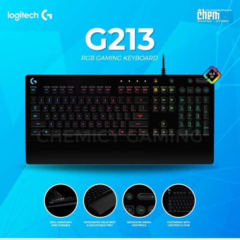 Promo Logitech G Prodigy Rgb Membrane Mecha Gaming Keyboard Diskon Di Seller Safka Store