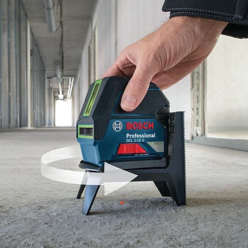 Jual Line Combi Laser Bosch Gcl 2-15 G + Bosch Bm-1 Dudukan Line ...