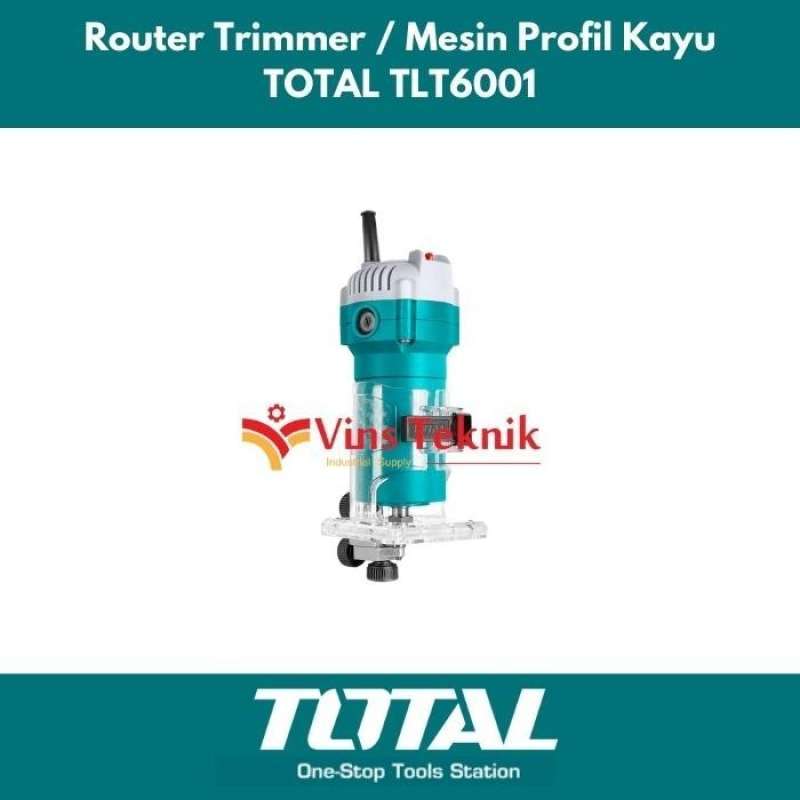 Promo Mesin Profil Kayu Trimmer Router TOTAL TLT6001 Diskon 23% di ...
