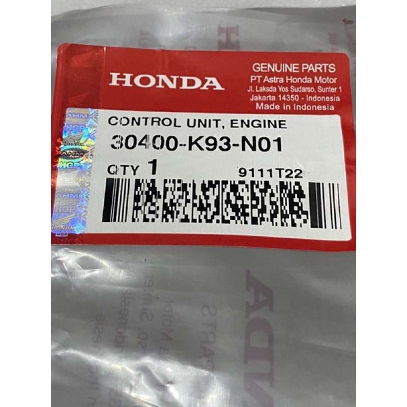 Jual ECU ENGINE CONTROL UNIT SCOOPY ESP 2017-2020 30400-K93-N01 HONDA ...