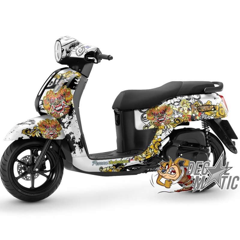 Jual Decal Fazzio Full Body Stiker Motor FAzzio Full body Striping ...