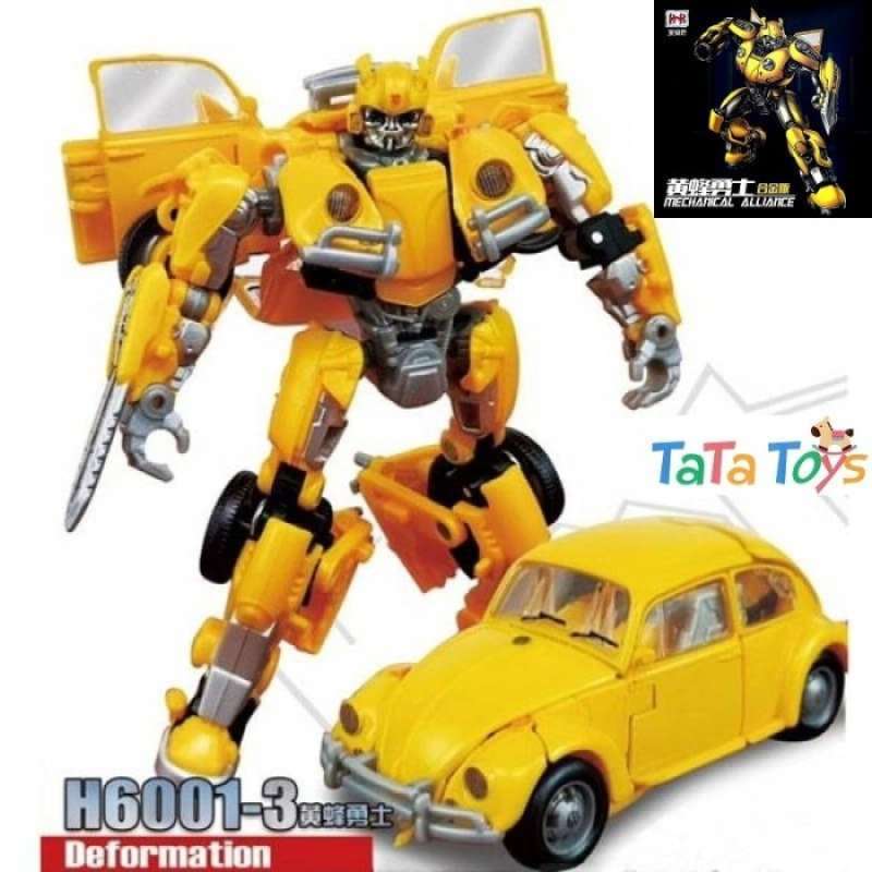 Promo BMB Robot Transformers BumbleBee Movie B-127 VW Beetle - Yellow ...