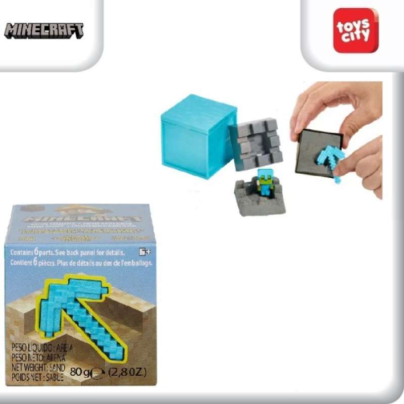 Promo Minecraft Mini Mining Set, Elementals # 2, with Moldable Sand Diskon 23% di Seller Qairina ...