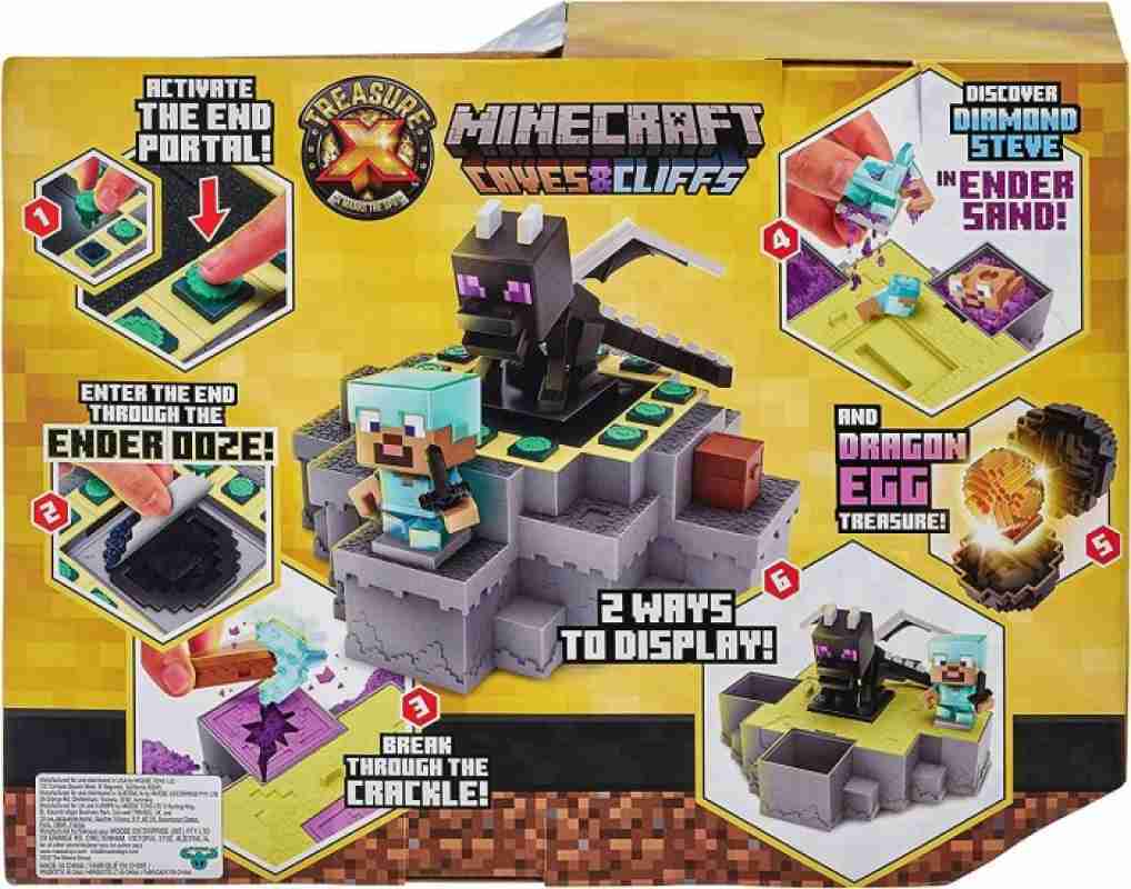 Promo Treasure X Minecraft Caves & Cliffs Ender Dragon Playset Diskon ...