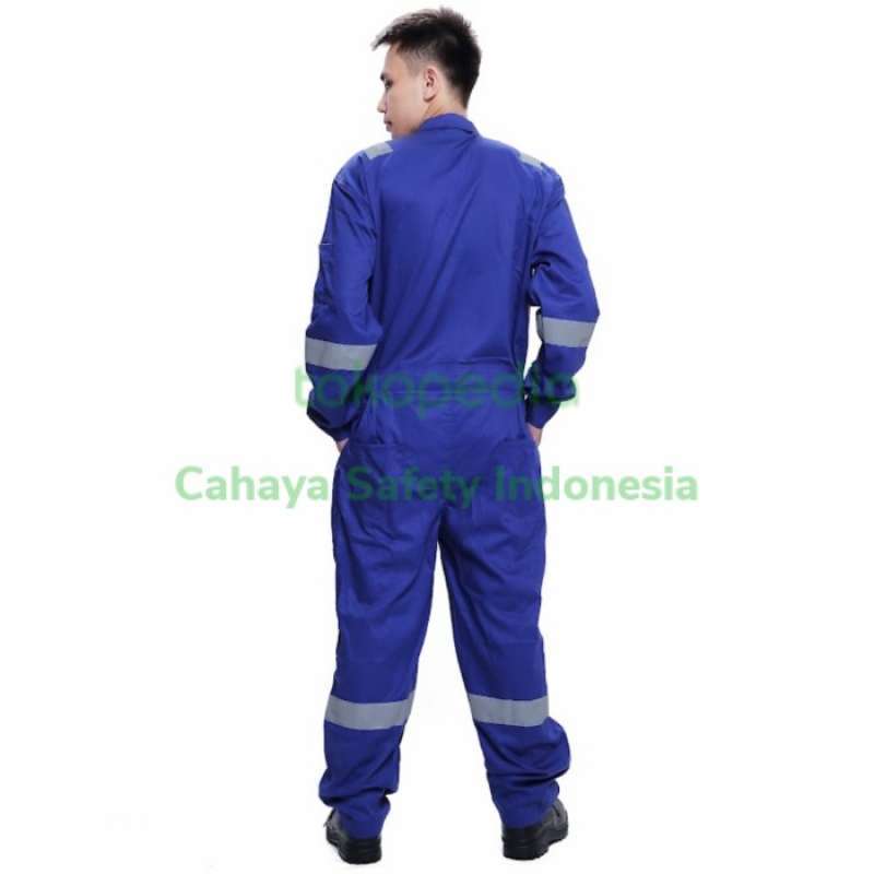 Promo Wearpack proyek / Baju seragam kerja / Coverall Biru BCA Diskon ...
