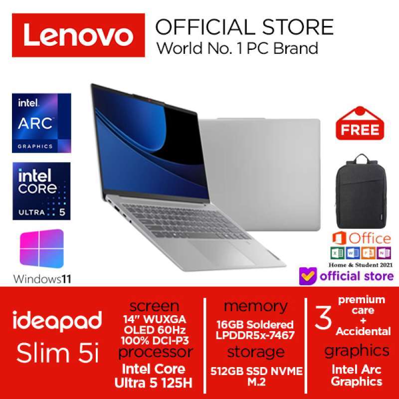 Jual Lenovo Ideapad Slim 5i Intel Ultra 5 125h 512gb Ssd 16gb Oled