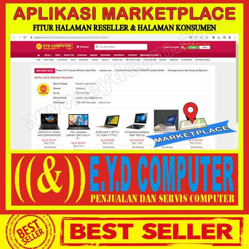 Jual Source Code Aplikasi Marketplace Bukajualbeli Toko Online Multi ...