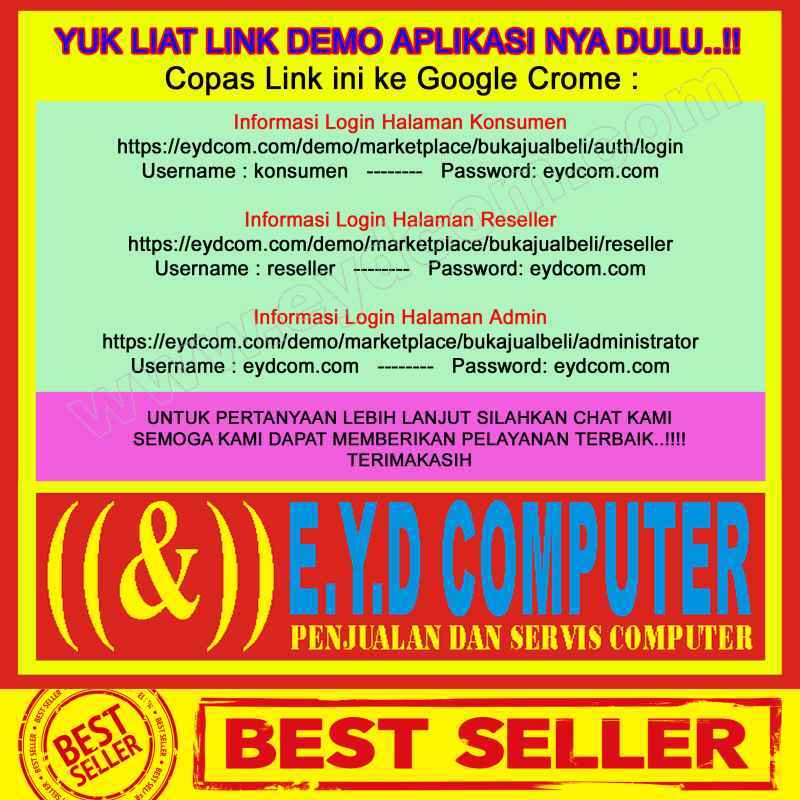Jual Source Code Aplikasi Marketplace Bukajualbeli Toko Online Multi ...