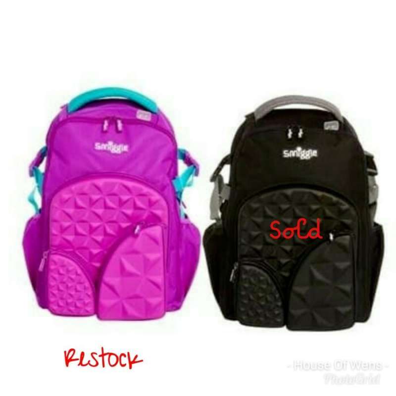 Jual Smiggle Premium Hardtop Backpack Black - Tas Smiggle - Hitam Di ...