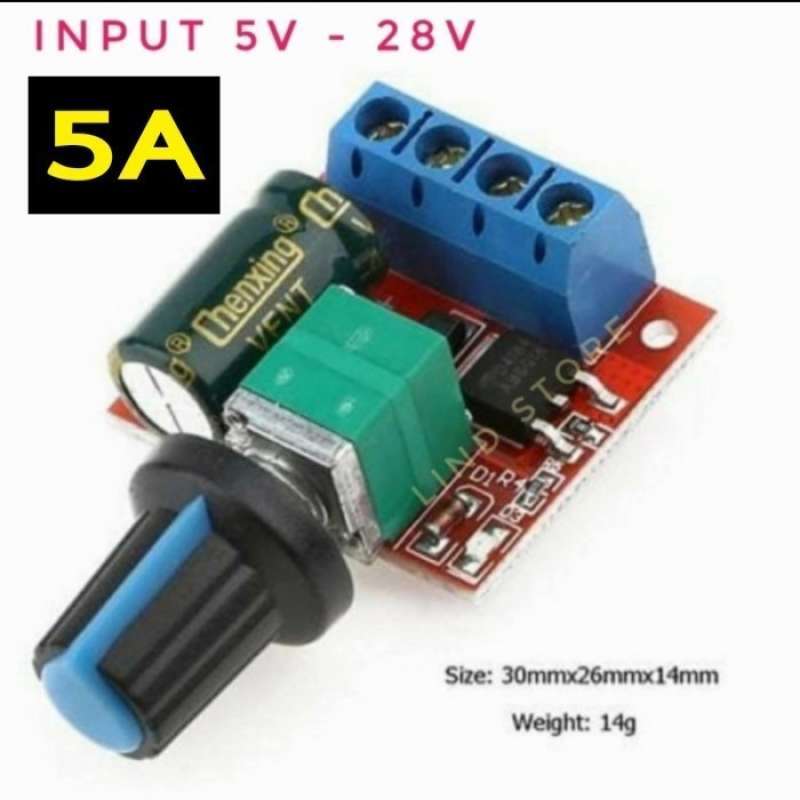 Promo Dc Motor Speed Controller Pwm Pengatur Kecepatan Motor Dinamo ...