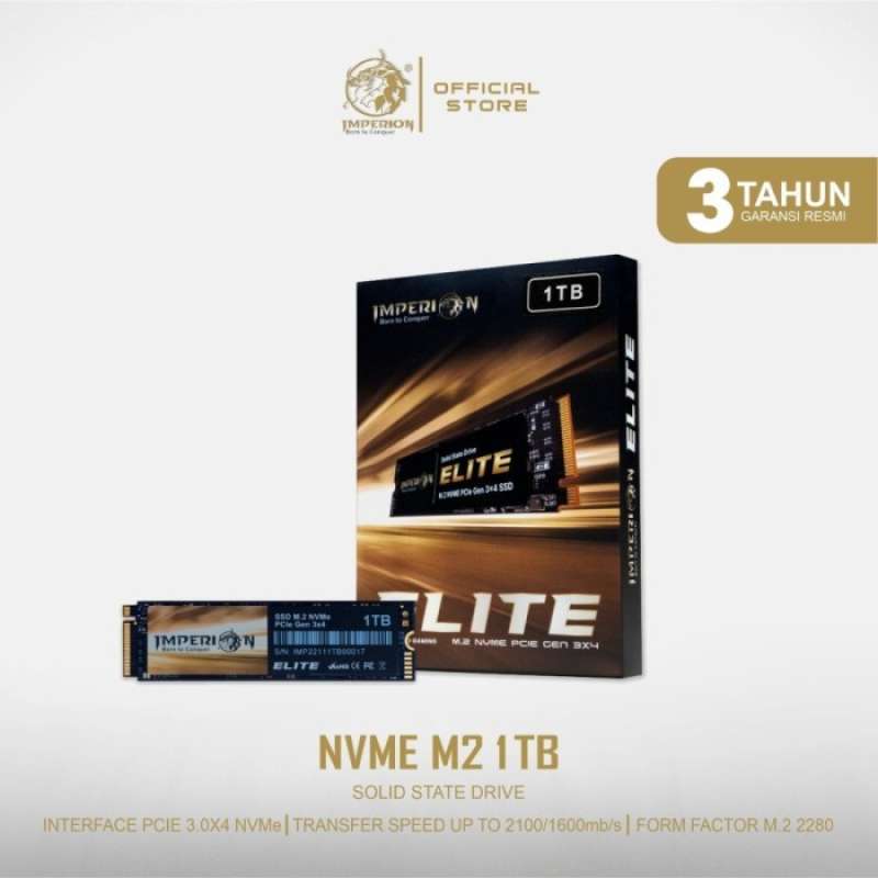Jual SSD Nvme Imperion Elite 128Gb/256Gb/1TB PCI-e Gen 3 M.2 Nvme ...