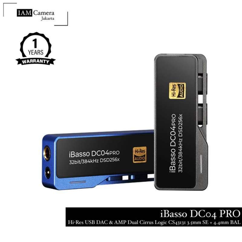 Jual USB DAC iBasso DC04 PRO Hi-Res USB DAC & AMP Dual Cirrus Logic di Seller IamCamera Audio ...
