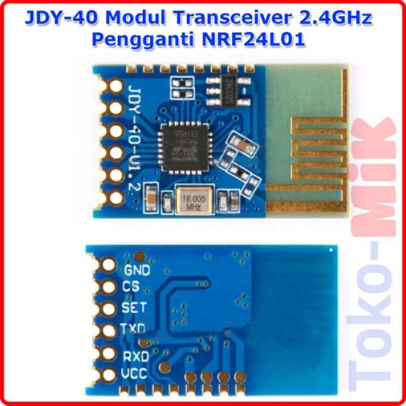 Promo Jdy-40 Jdy40 Modul 2.4ghz Wireless Rf Transceiver Pengganti Nrf24l01 Diskon 9% Di Seller ...