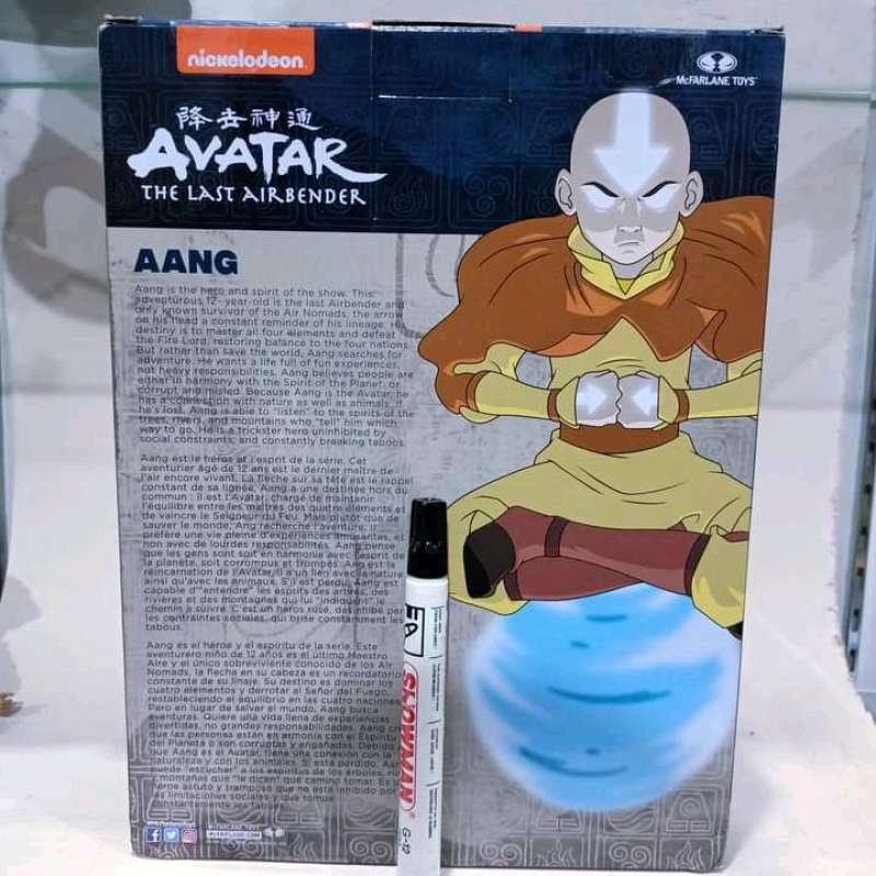Jual mainan action figure aang avatar the last air bender by mcfarlane ...