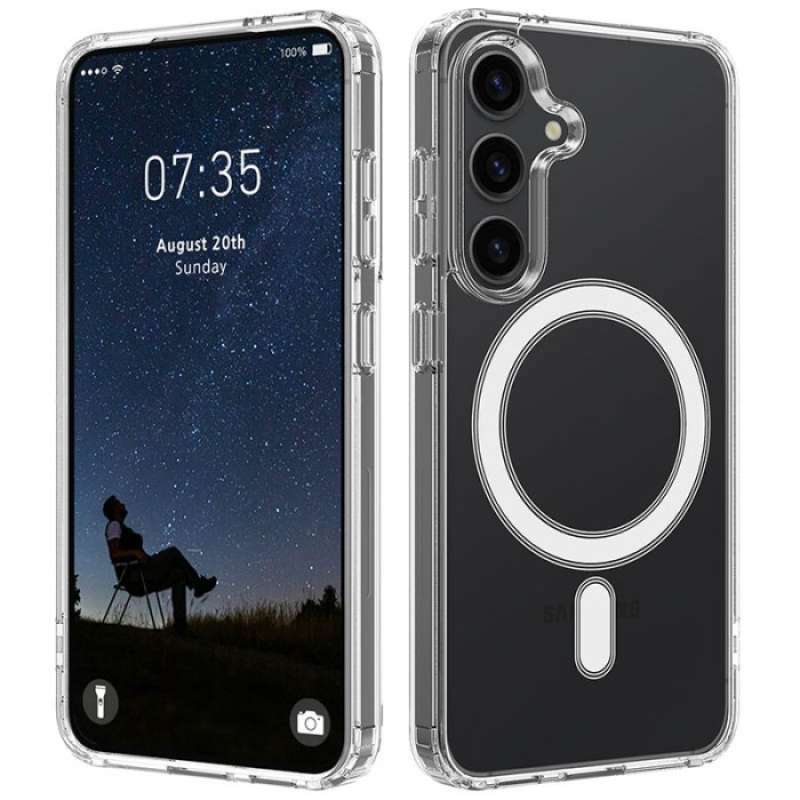 Promo Crystal Armor Mag Case Casing Samsung Galaxy S24 Plus MagSafe ...