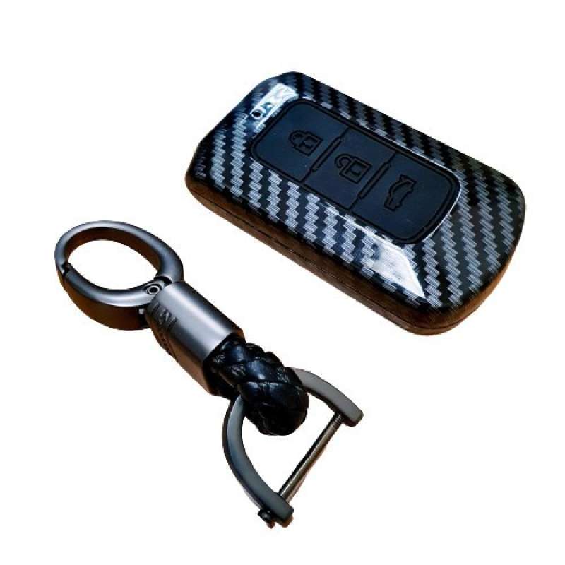 Promo CARBON CASE KUNCI SMART KEY COVER MITSUBISHI OUTLANDER PAJERO ...