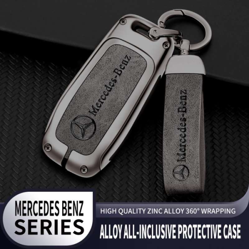 Promo Metal Kulit Mercedes Key Case Sarung Kunci Mercy W222 W177 W247 ...