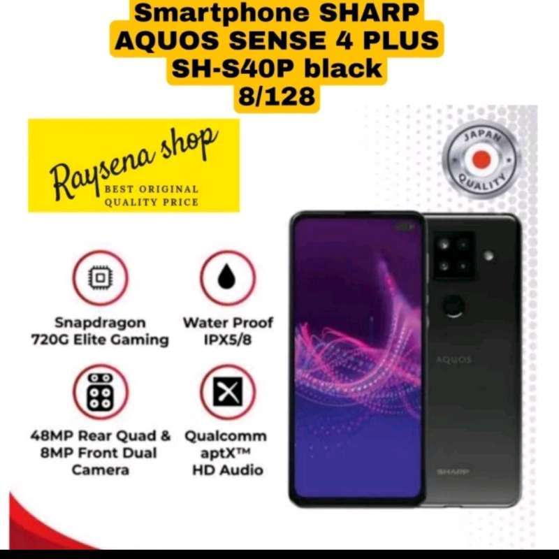 Jual SHARP AQUOS SENSE 4 plus 8/128 sh-s40p black di Seller Raysena ...